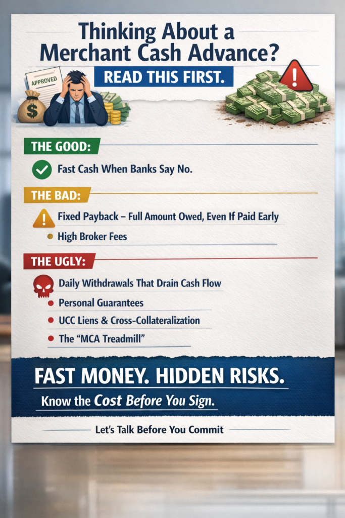 Merchant Cash Advance Loans: The Good, the Bad, and the Ugly
